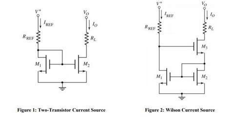 Solved Figure 1 Two Transistor Current Source Figure 2