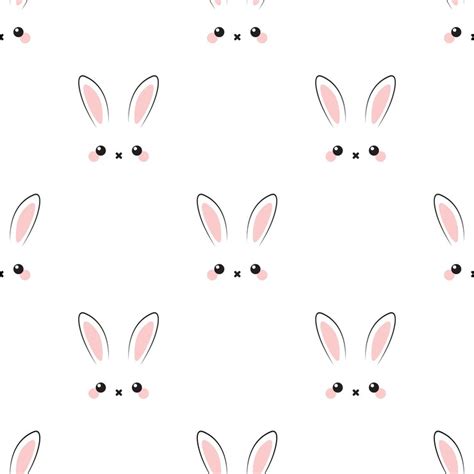 Premium Vector Cute Rabbit Pattern