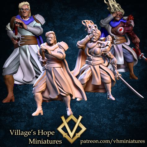 3D Printable The Sword Master Corrupt Form By Village S Hope Miniatures