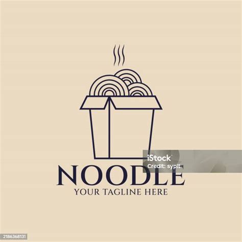 국수 라인 아트 로고 아이콘 및 기호 벡터 일러스트 레이 션 디자인 고기에 대한 스톡 벡터 아트 및 기타 이미지 고기 국수