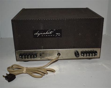 Vintage Dynakit Stereo 70 Tube Amplifier 100 Serviced And Working Etsy