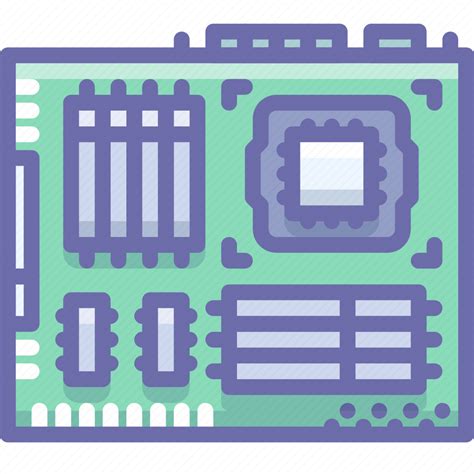 Computer Hardware Motherboard Icon Download On Iconfinder