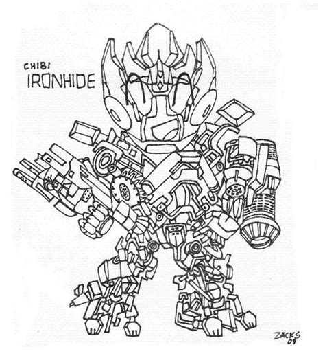 Chibi Ironhide By Zakktimus On Deviantart