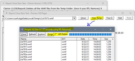 Test If Closereport Is Slow On Your System Mine 100x Slower Than