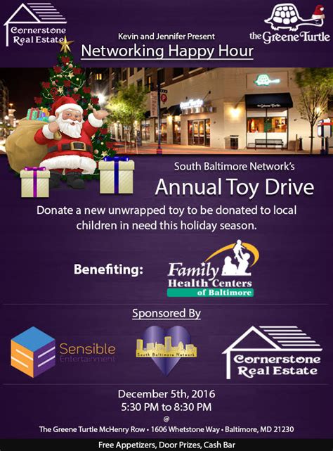 South Baltimore Networks Christmas Networking Event Flagship Rental