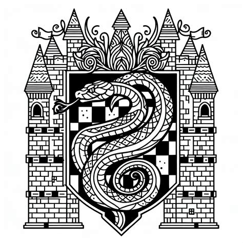 Slytherin Coloring Pages Coloring Pages