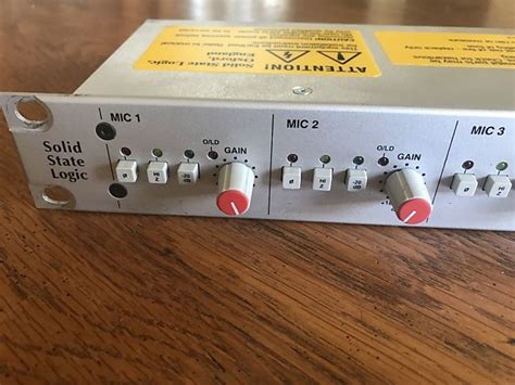 Ssl Xlogic Super Analogue 8 Way Mic Amp Remote Neve Api Reverb