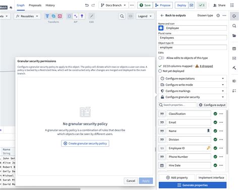 Pipeline Builder • Pipeline Outputs • Add An Ontology Output • Palantir