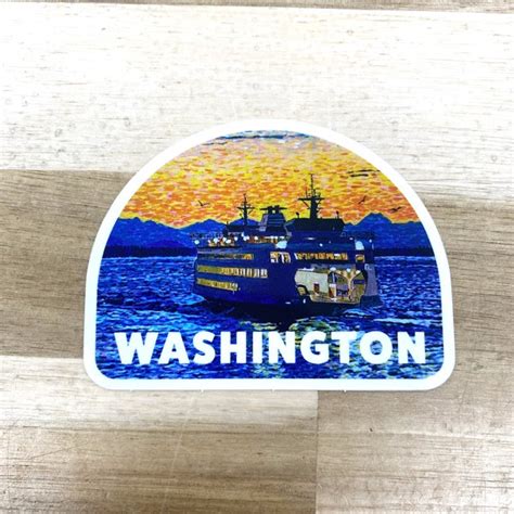 Washington Sticker Etsy