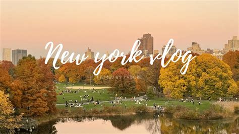Vlog🗽뉴욕의 가을🍂센트럴파크 단풍구경 L 한끼 150만원짜리 미슐랭 디너 L 퇴사 후 근황 L 펌킨 스파이스라떼 L