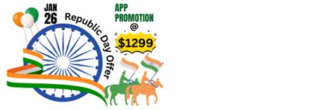Republic Day Special App Promotion Offer From App Marketing Plus