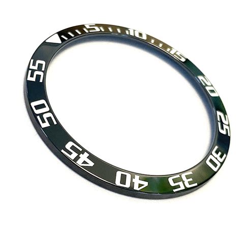 38mm Lume Black Ceramic Bezel Insert High Quality 38mm Lume Black Ceramic Bezel Insert On