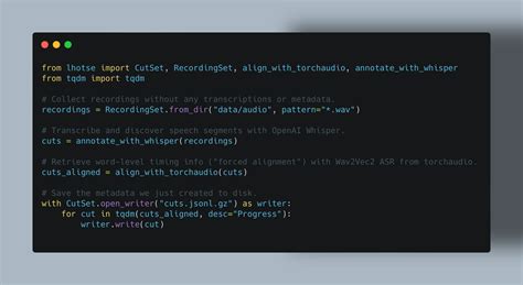 Whisper As An Automatic Corpus Annotation Tool In Lhotse · Openai