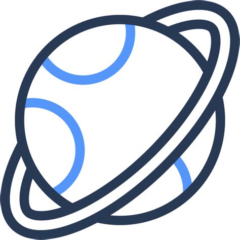 Planet Astronomy Space Galaxy Sport And Games Icons