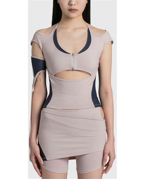 Hyein Seo Halter Racer Top Ropa Ropa Deportiva Deportes