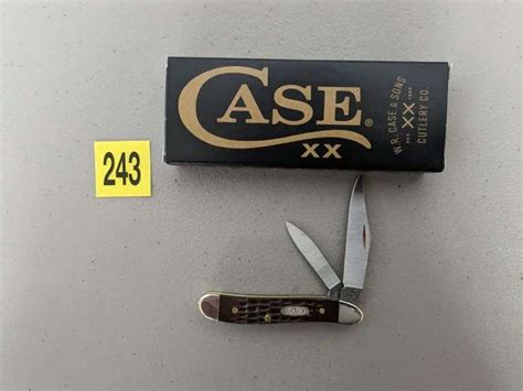 Case No 00046 Brown Synthetic Standard Jig Peanut NIB South Auction