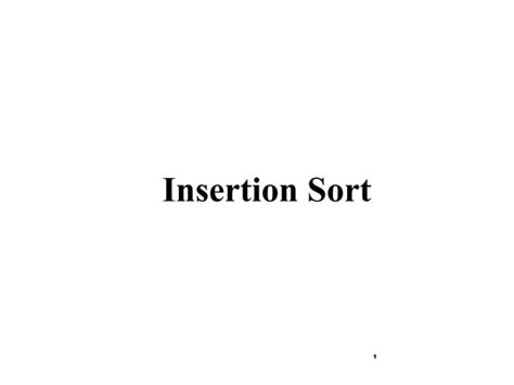 Insert Sort And Merge Sort Using C Programming Ppt