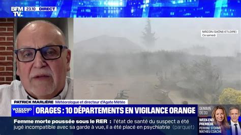 Orages Dix Départements En Vigilance Orange 1507