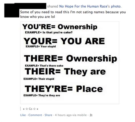 Grammar Meme Youre