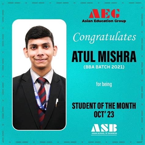 Atul Mishra On Linkedin Thank You So Much Asian Education Group For