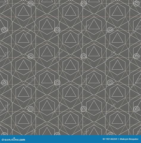 Repetitive White Graphic Technology Decoration Pattern Continuous