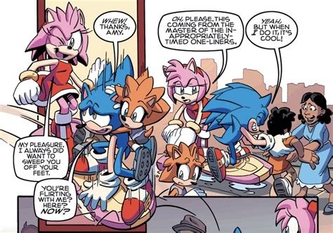 Daily Sonamy 💙💗 On Twitter Sonic The Hedgehog Archie Issue 257