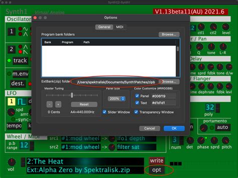Alpha for Synth1 - installation instructions