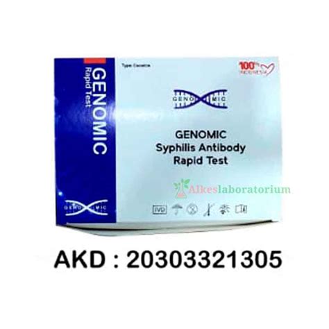 Rapid Test Syphilis Genomic Ab Alkeslaboratorium