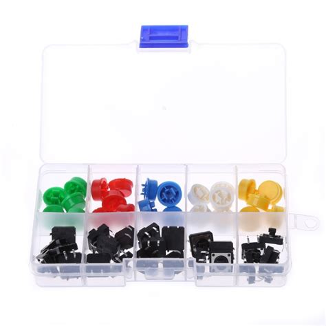 25 Pcs 12x12x7 3mm Momentary Tactile Push Button T Vicedeal