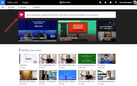 Office 365 비디오에서 Microsoft Streams로 마이그레이션하는 방법