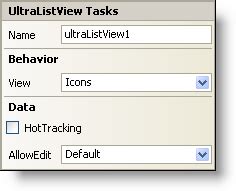 WinListView Smart Tag Infragistics Windows Forms Help