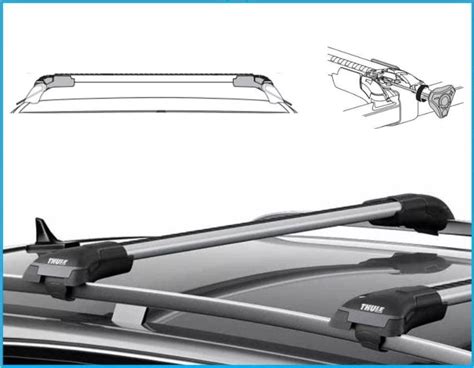 Thule Wingbar Edge L alu zárható tetőcsomagtartó Márk