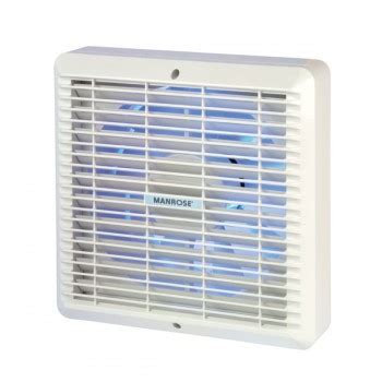 Manrose Mm Automatic Shutter Kitchen Extractor Fan With Humidity Control And Pullcord Switch