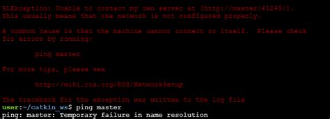 it s my error or network issuess ros basics in 5 days c the