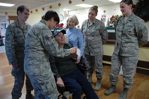 Airmen Visit Veterans Seymour Johnson Air Force Base Article Display
