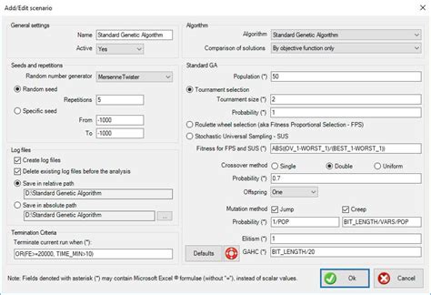 standard genetic algorithm sga