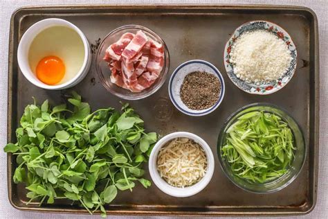 Pasta Carbonara With English Peas And Pea Tendrils Murmurs Of Ricotta