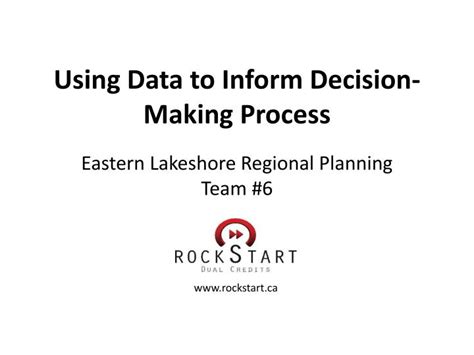 Ppt Using Data To Inform Decision Making Process Powerpoint