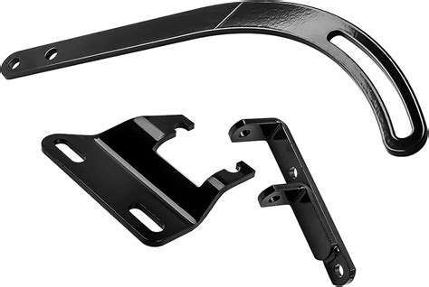 Endxedo Black Sbc Alternator Bracket Compatible With Small Block Chevy