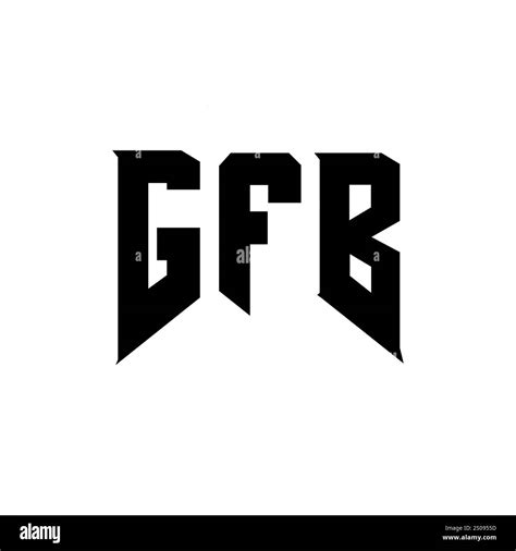 Gfb Letter Logo Design For Technology Company Gfb Logo Design Black