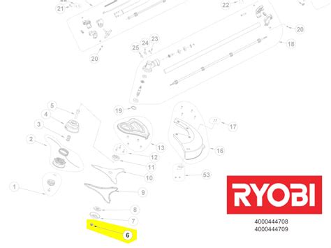 écrou fixation lame debroussailleuse RBC1226I Ryobi pièce détachée ...