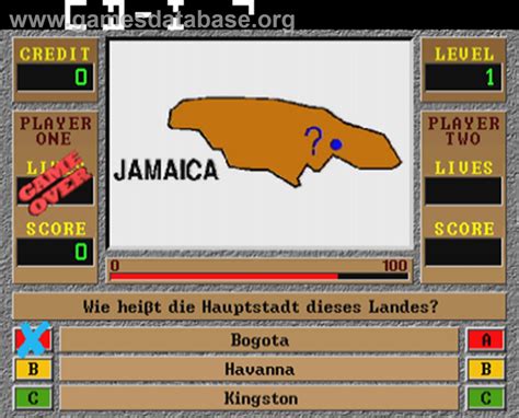Quizard 32 Arcade Artwork Game Over Screen