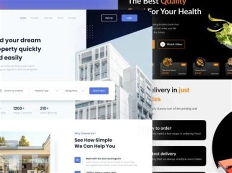 designed web ui ux website template and landing page in xd psd figma upwork
