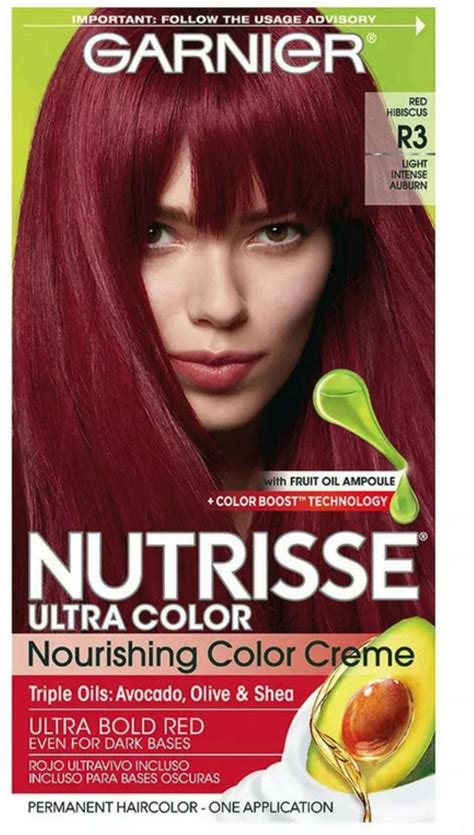 Garnier Nutrisse Ultra Color R3 Light Intense Auburn 1 Each Pack