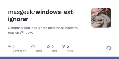 Github Masgeekwindows Ext Ignorer Composer Plugin To Ignore Pcntl