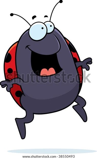 Ladybug Jumping Stock Illustration 38550493 Shutterstock