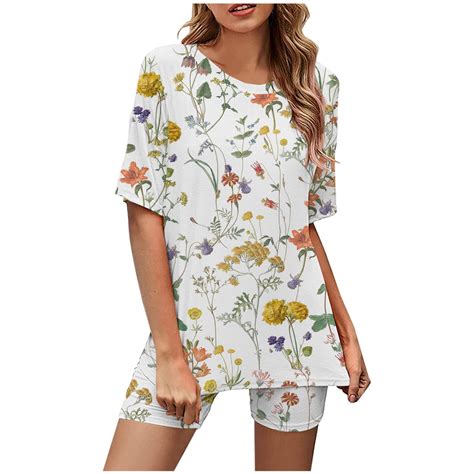 Summer Savings Clearance Short Sets Xihbxyly Linen Short Sets For Women