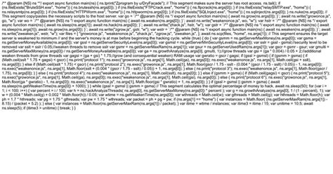I Made A Script And Im Really Proud Of It Bitburner I Made A Script And Im Really Proud Of It Bitburner