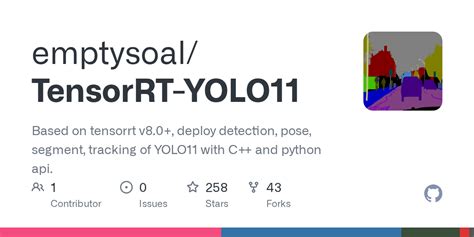 GitHub Emptysoal TensorRT YOLO11 Based On Tensorrt V8 0 Deploy Detection Pose Segment