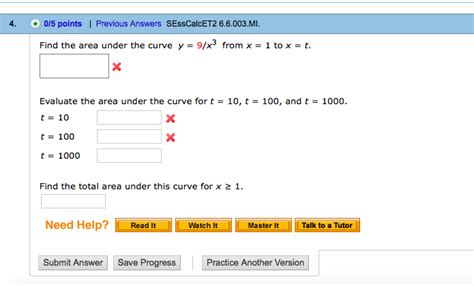 Solved Points Previous Answers SEssCalcET Chegg Com